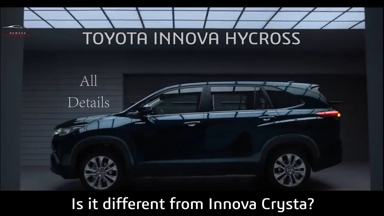 All new Toyota Innova Hycross | Is it different from Innova Crysta ...