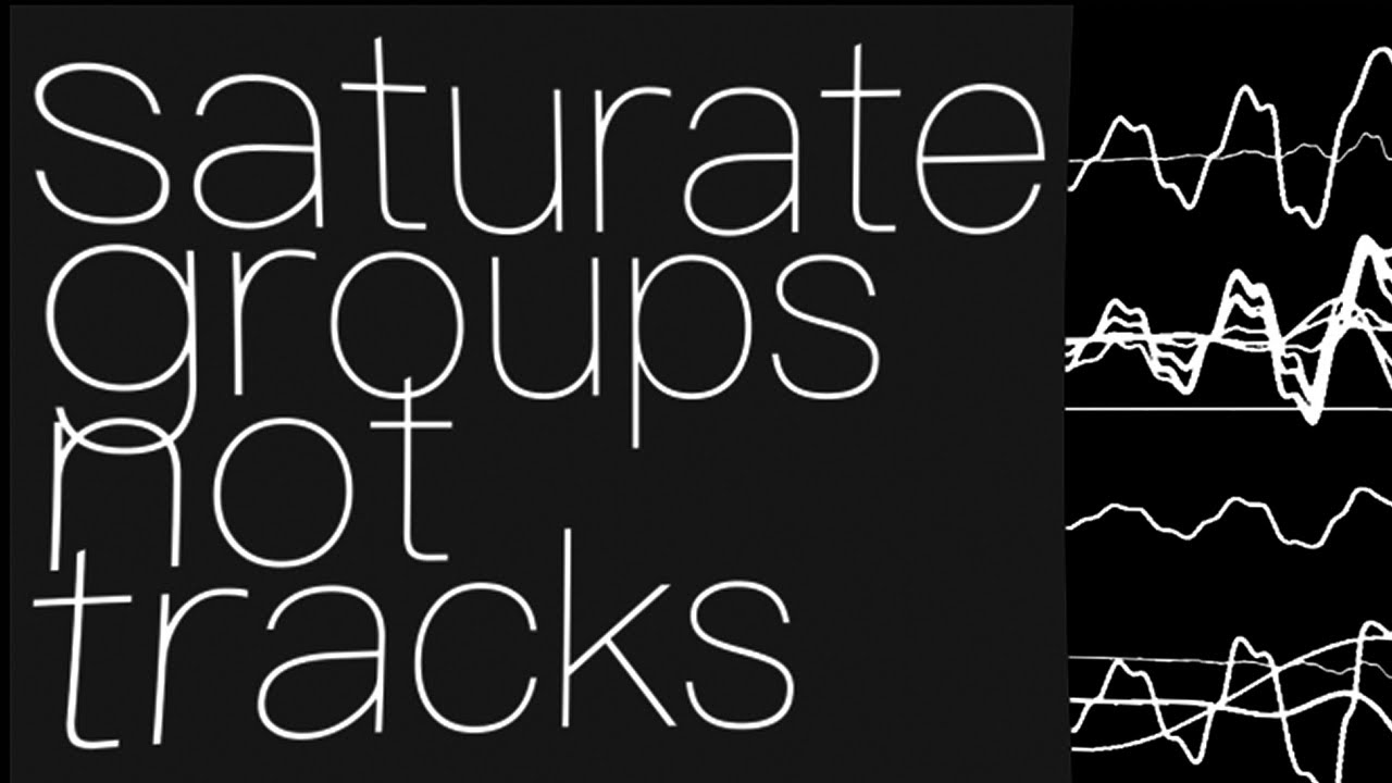 Group vs track saturation demo - YouTube