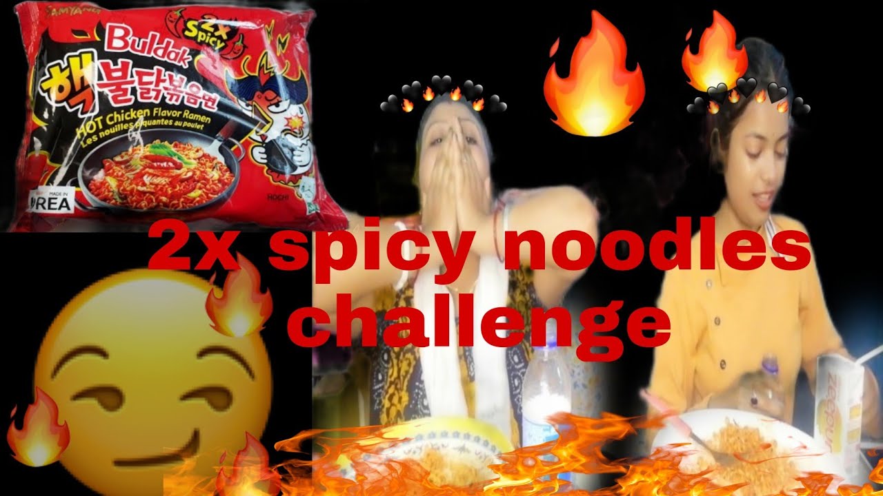 world 's spicest noodle eating challenge | Mukhbang|spicy Korean ...