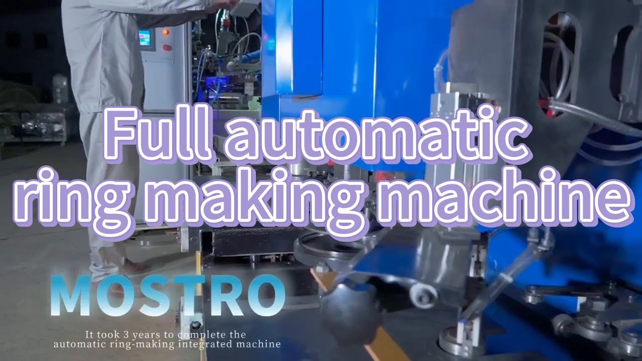 Full automatic ring making machine |MOSTRO|2023 - YouTube