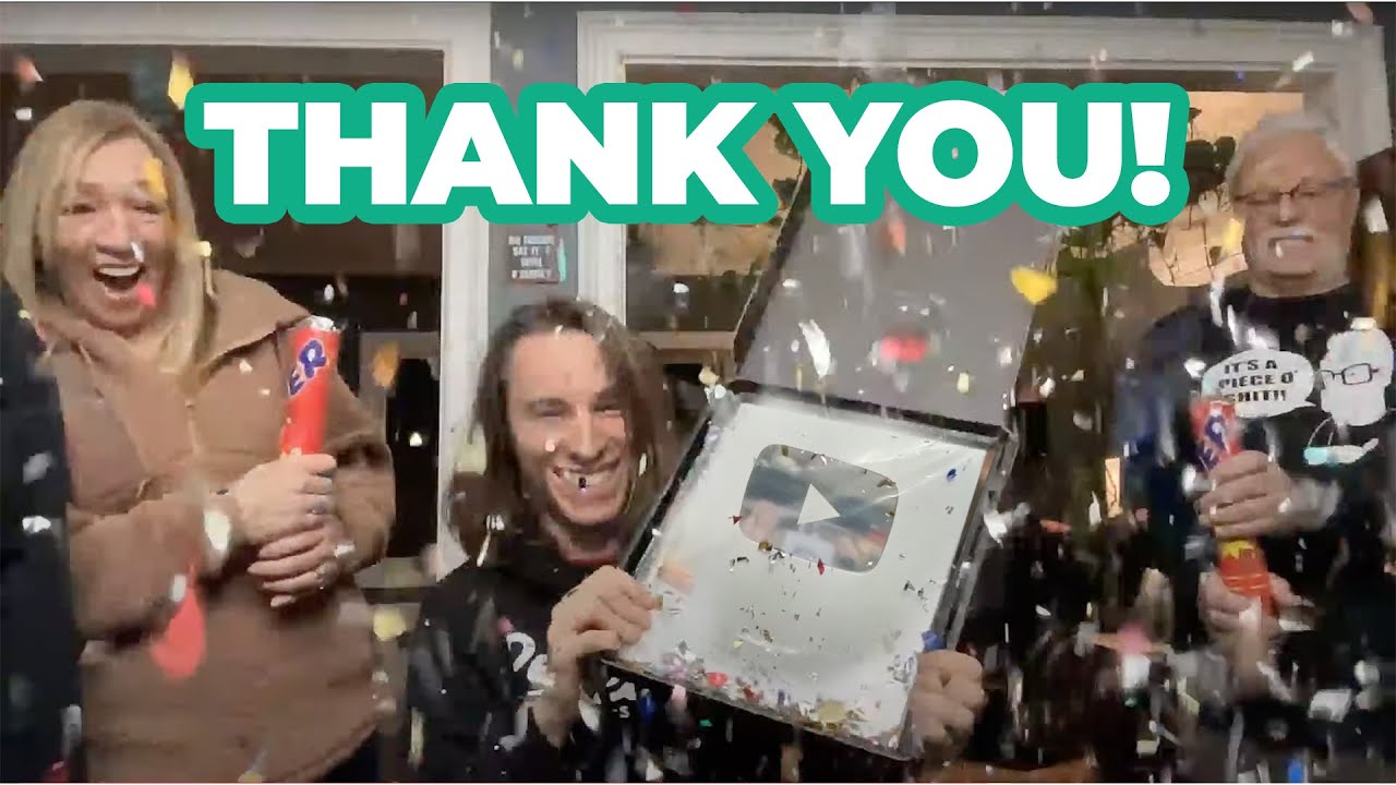 UNBOXING OUR PLAY BUTTON! And Giveaway! - YouTube