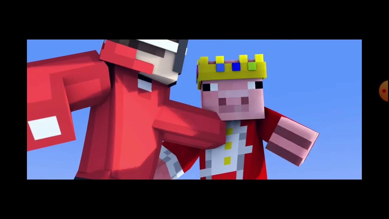 akiko reacts to dream vs technoblade minecraft animation by ‎@krefix ...