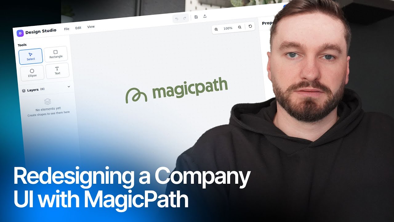 Redesigning a Company UI with MagicPath - YouTube