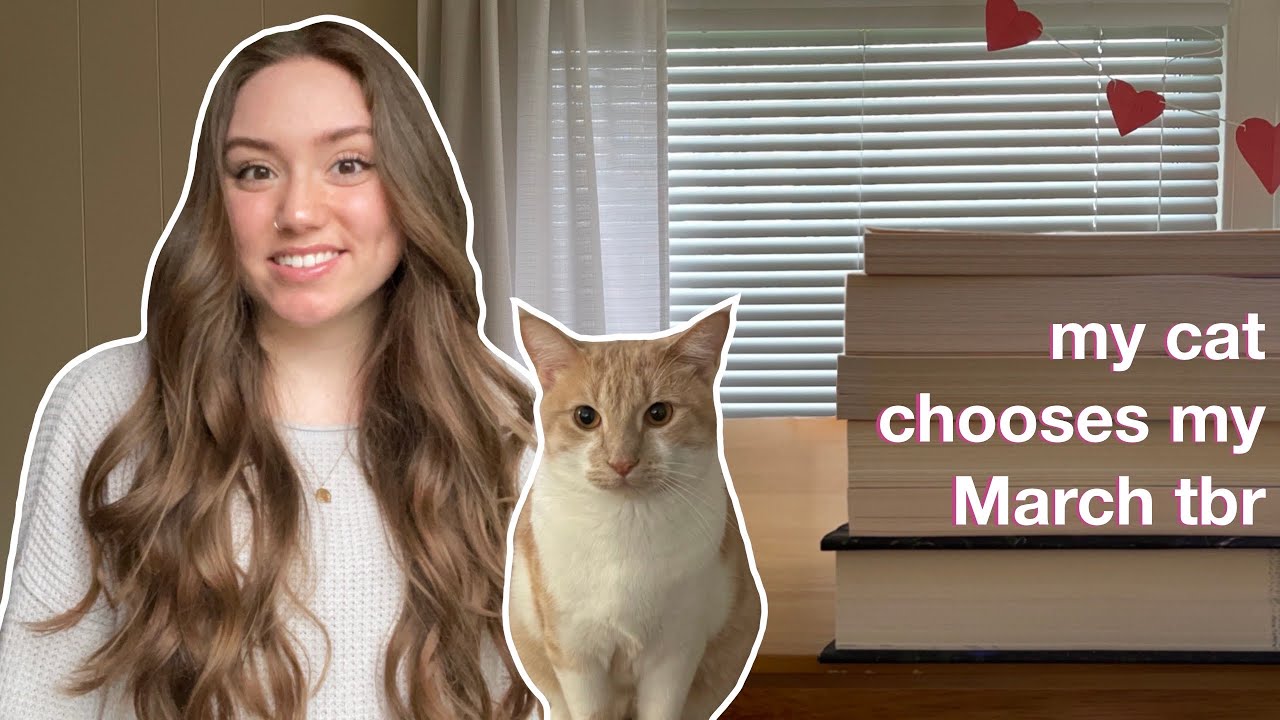 my cat chooses my march tbr 🐈💛 - YouTube