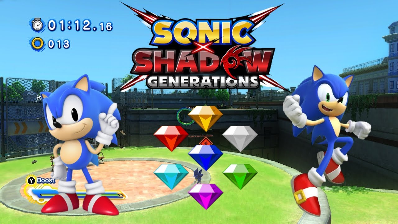 playing through the sonic levels (Sonic X Shadow Generations) - YouTube
