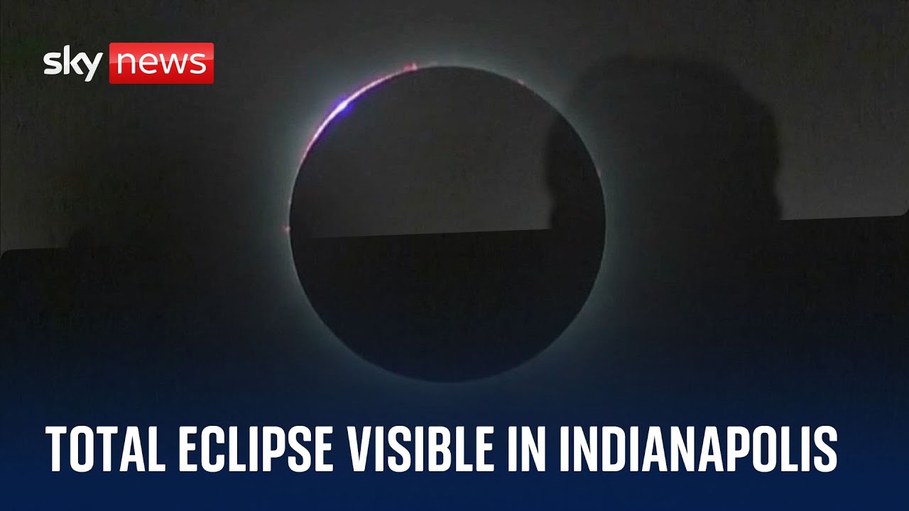 Total solar eclipse visible in Indianapolis - YouTube