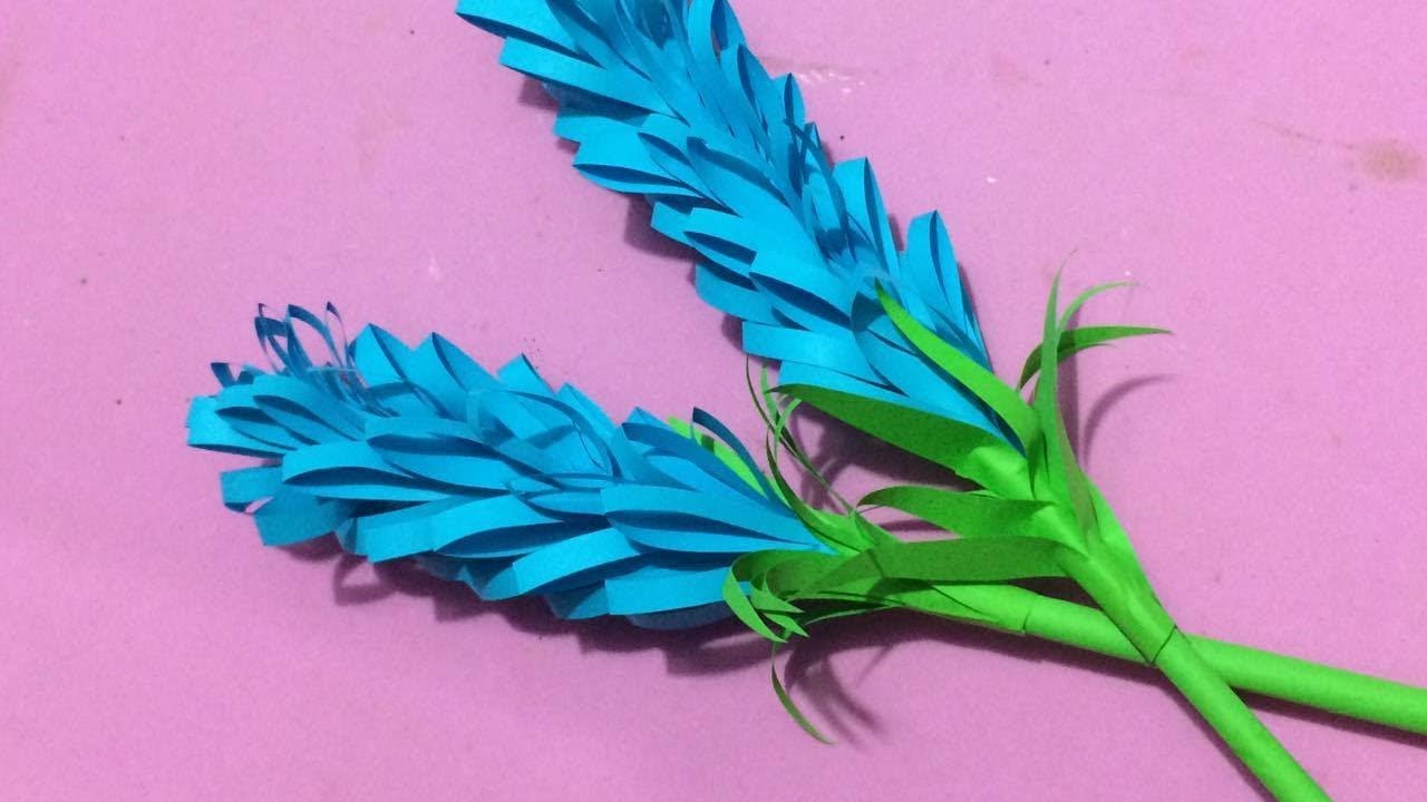 How To Make Lavender Flower With Paper Making Paper Flowers Step By how-to-make-lavender-flower-with-paper-making-paper-flowers-step-by