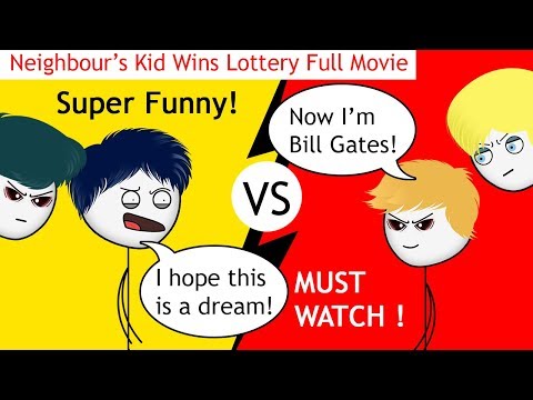 When a Neighbour's Kid wins a Lottery | Full Movie | Super Funny