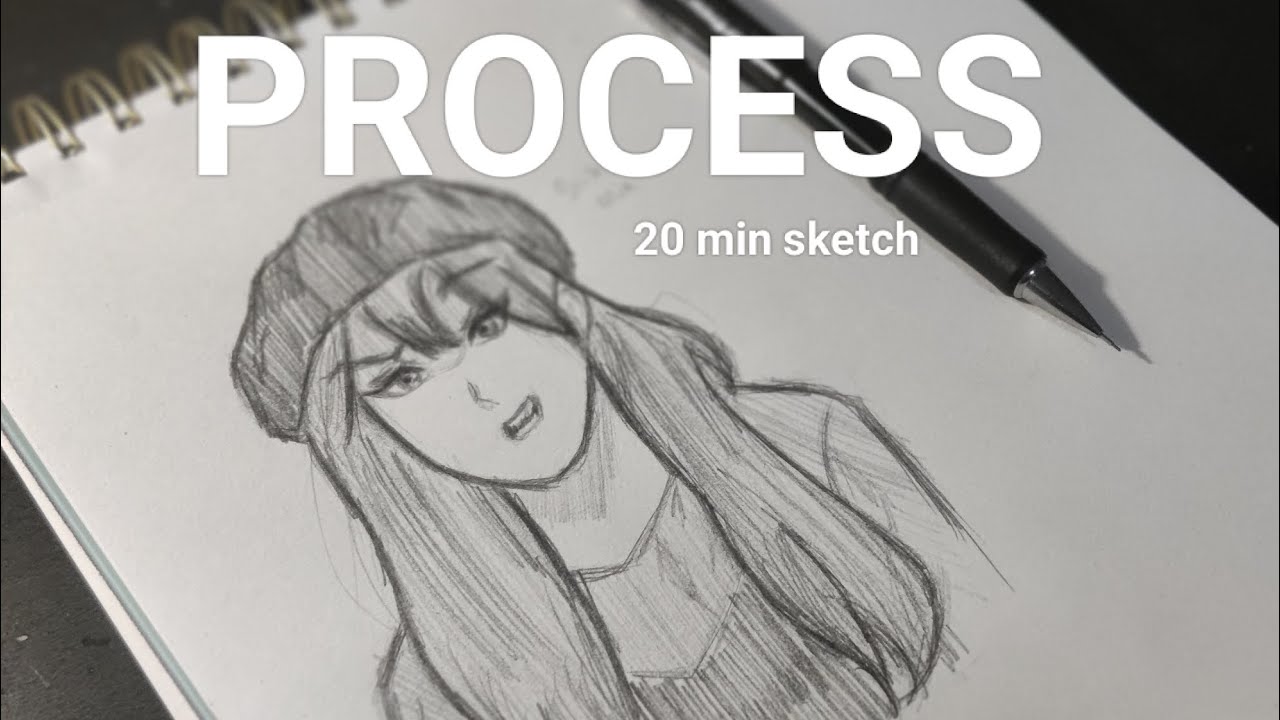 How I make clean quick sketches - YouTube