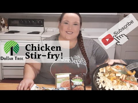 Dollar Tree Chicken Stir-Fry! Low Carb! - YouTube