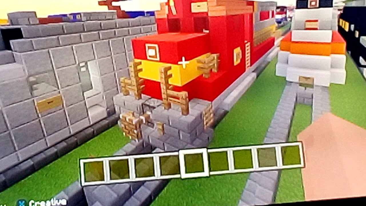 Reviewing Santa Fe SD40-2 train in Minecraft - YouTube