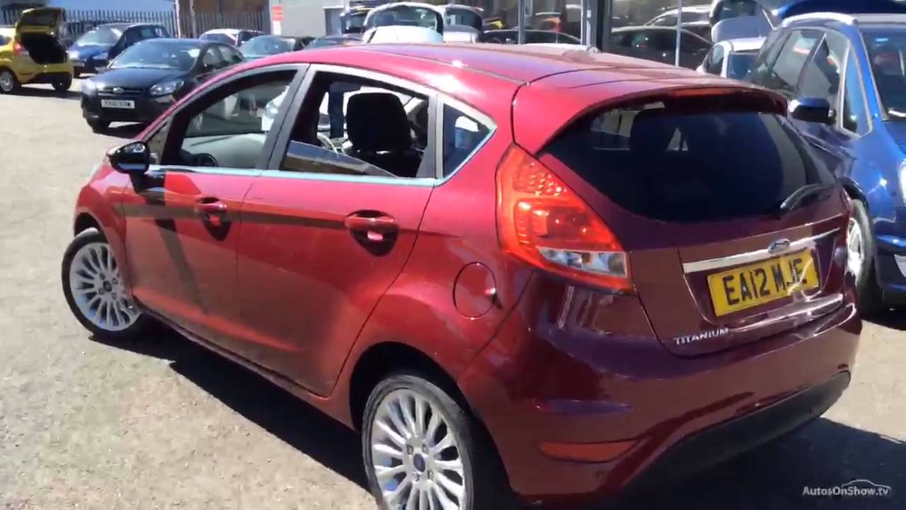 FORD FIESTA TITANIUM RED 2012 - YouTube