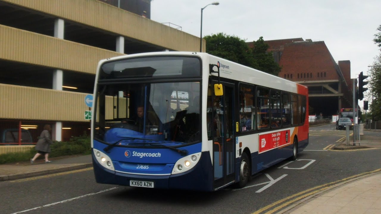 Stagecoach Midland Red Dennis Enviro 300 27685 KX60 AZN on route 16 to ...
