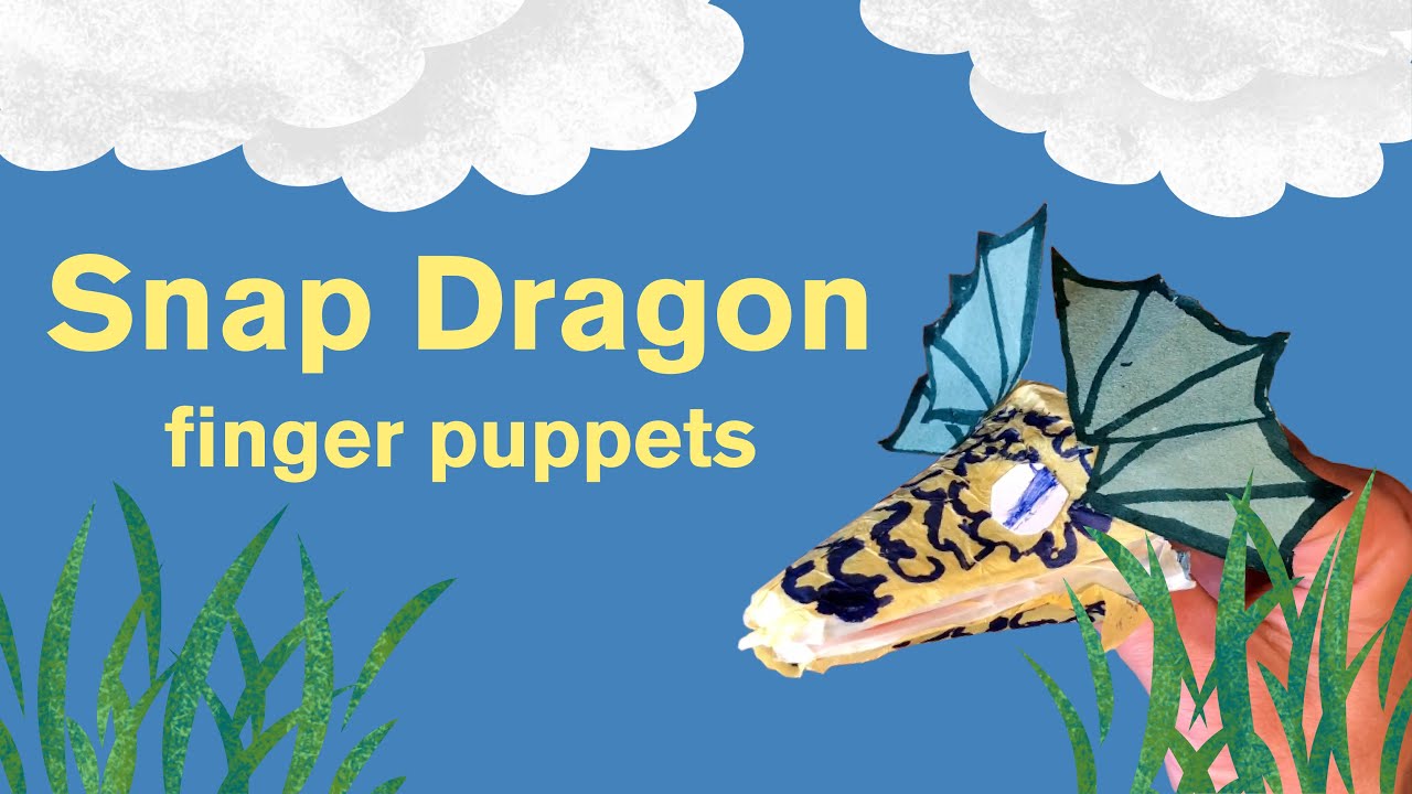 Make: Snap Dragon Finger Puppet - YouTube