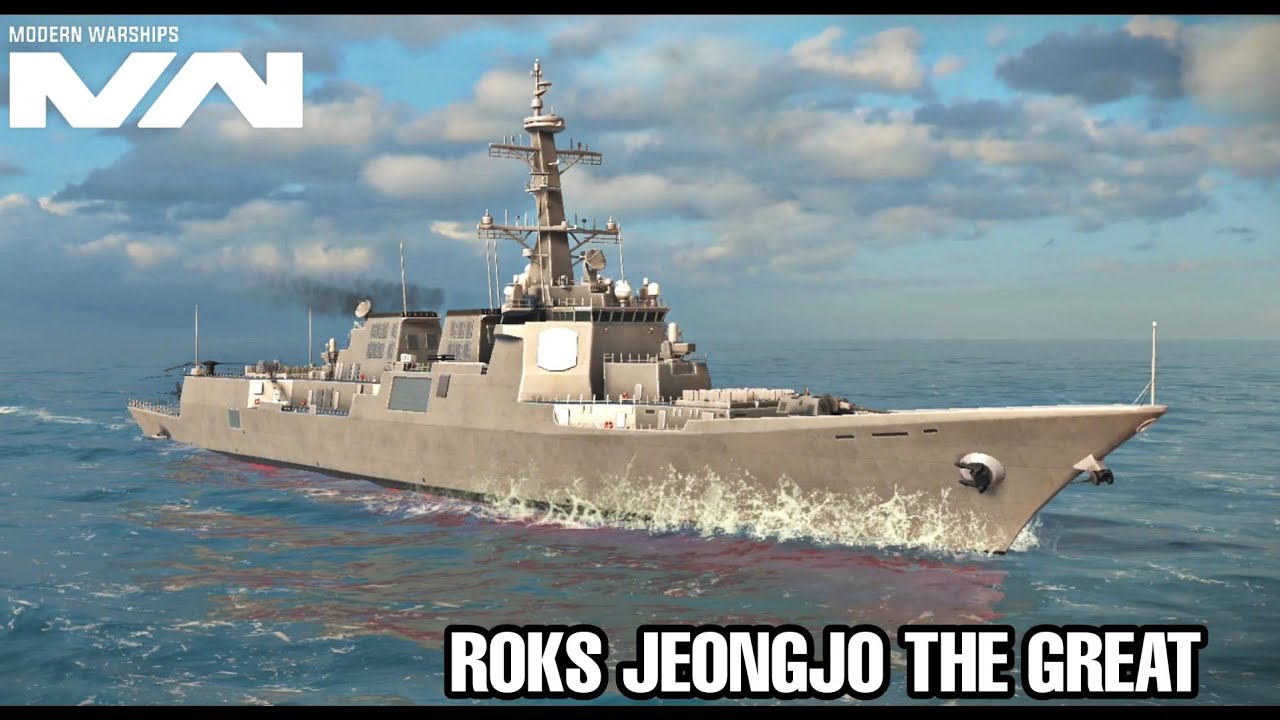 Modern Warships: ROKS JEONGJO THE GREAT with RUM-139 Swarmer [Anti ...