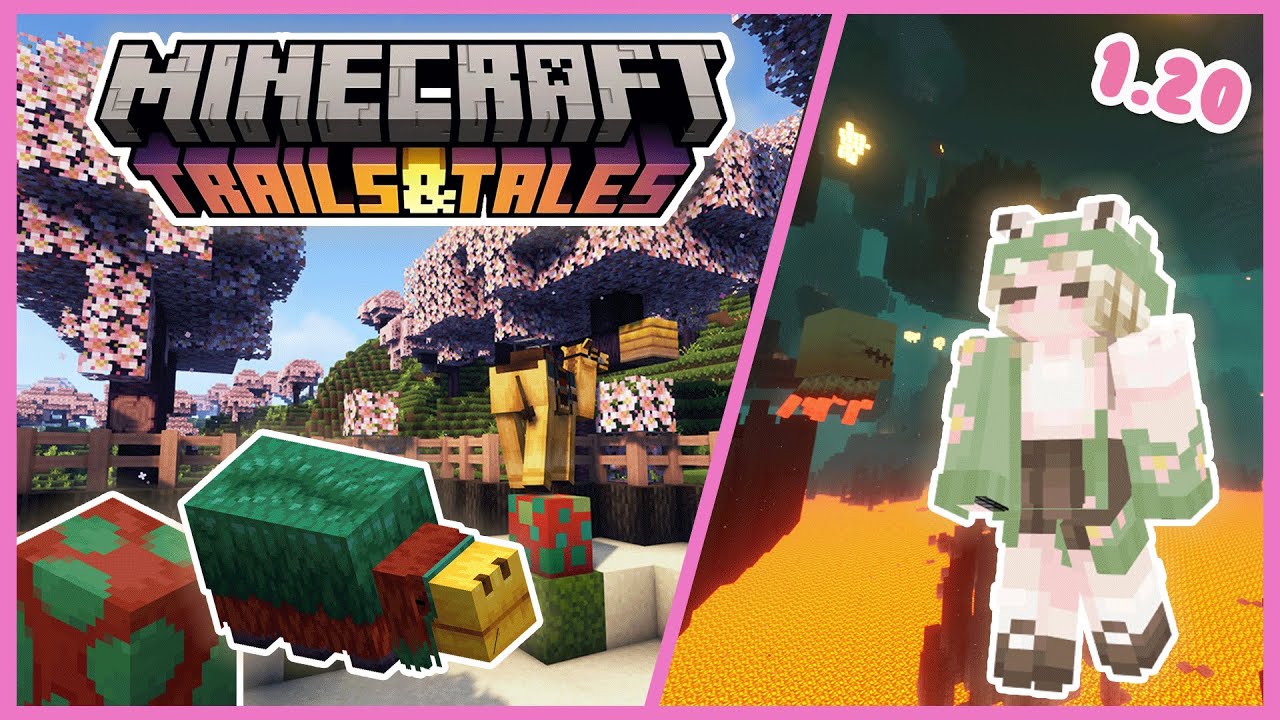 🌸I GOT SNIFFERS & Nether Exploring!🌸 EP 9 (Minecraft 1.20 Survival) 🌷 ...