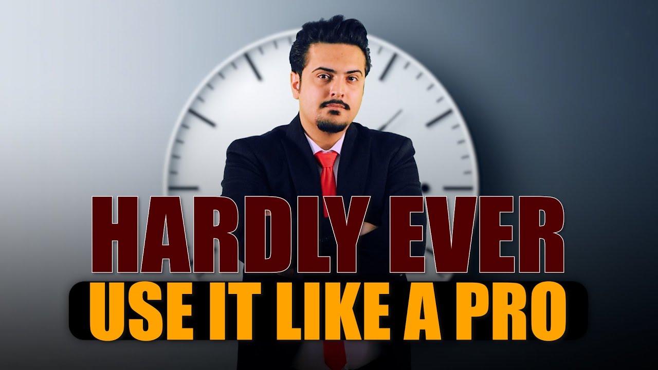 How to Use "Hardly Ever" in English | Grammar Tips for Learners - YouTube