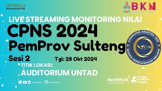 Ujian Skd Casn 2024 Tilok Auditorium Untad Palu Sesi 2 Tgl 02 Nov 2024 ...