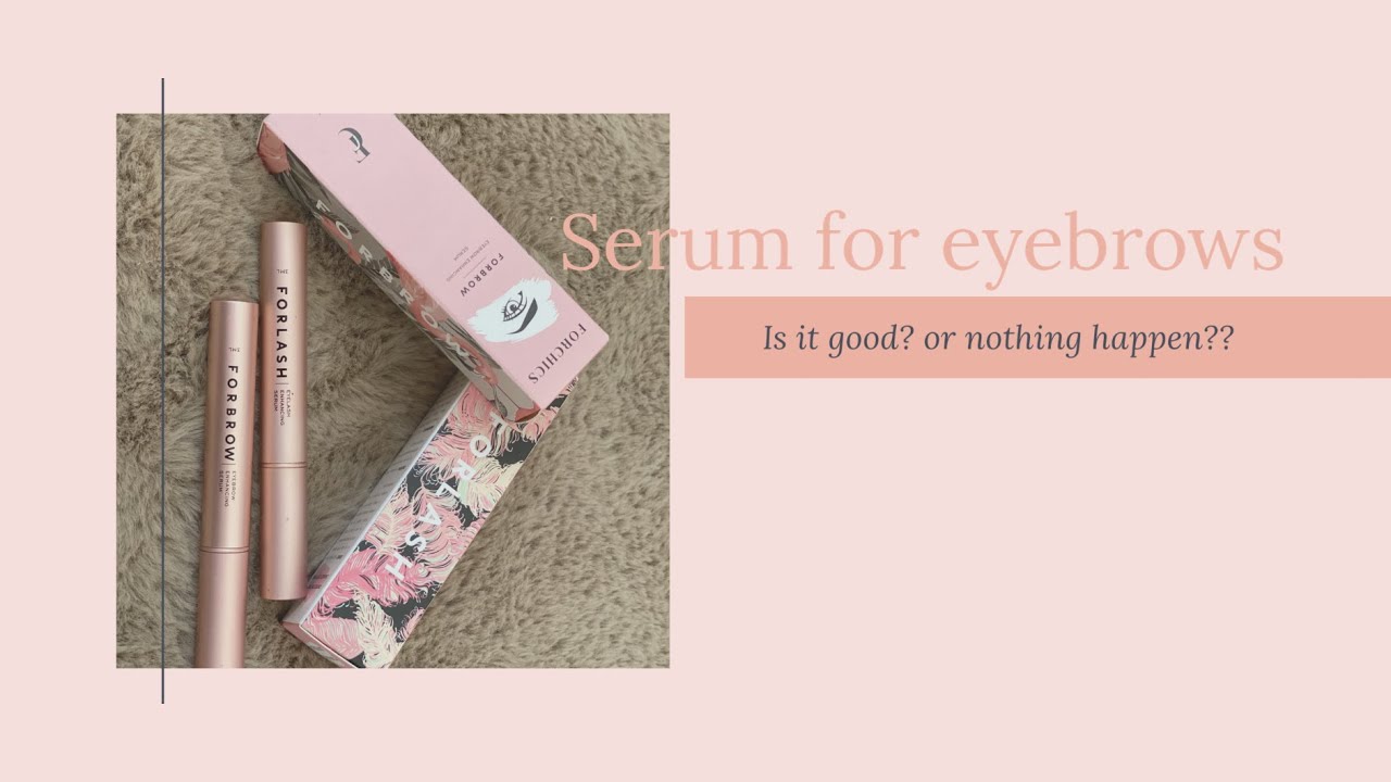 ForChic, long eyesbrows and Eyelash. Is it good? - YouTube