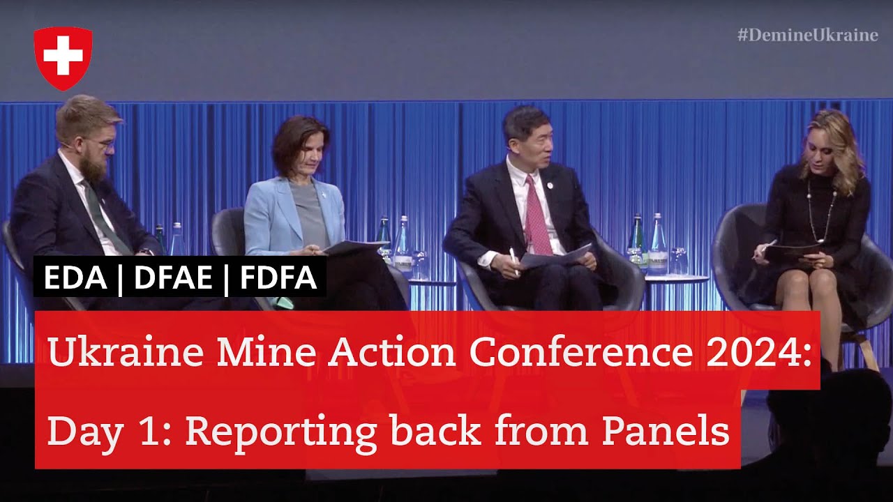 Ukraine Mine Action Conference 2024 | Day 1: Reporting Back from panels ...