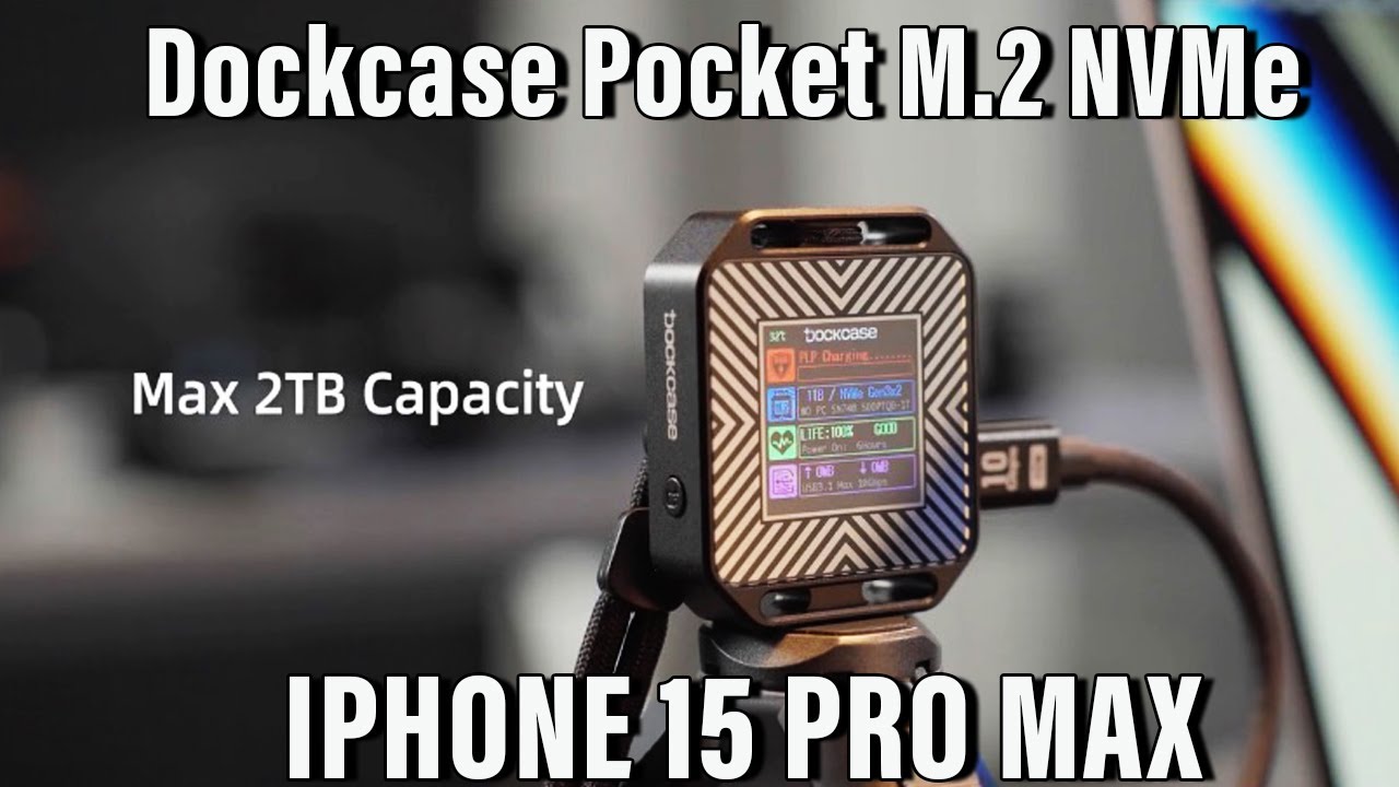 Dockcase Pocket M.2 NVMe SSD Enclosure - YouTube