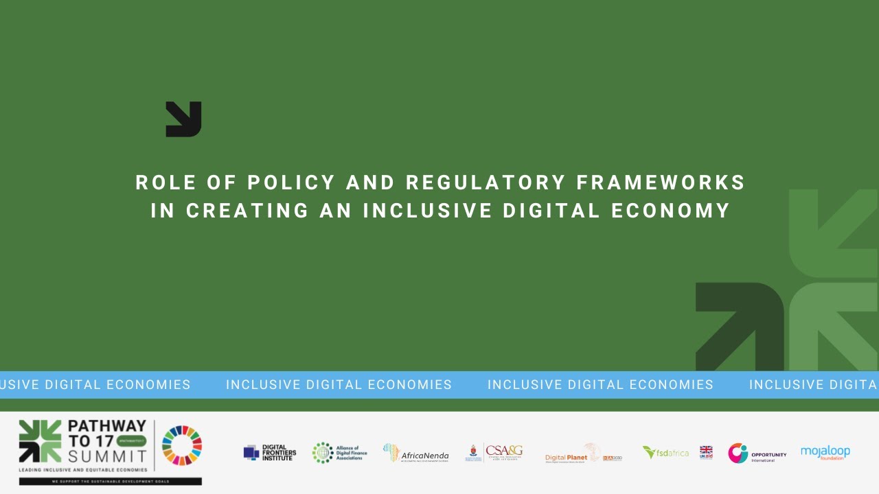 Role of policy and regulatory frameworks in creating an inclusive ...