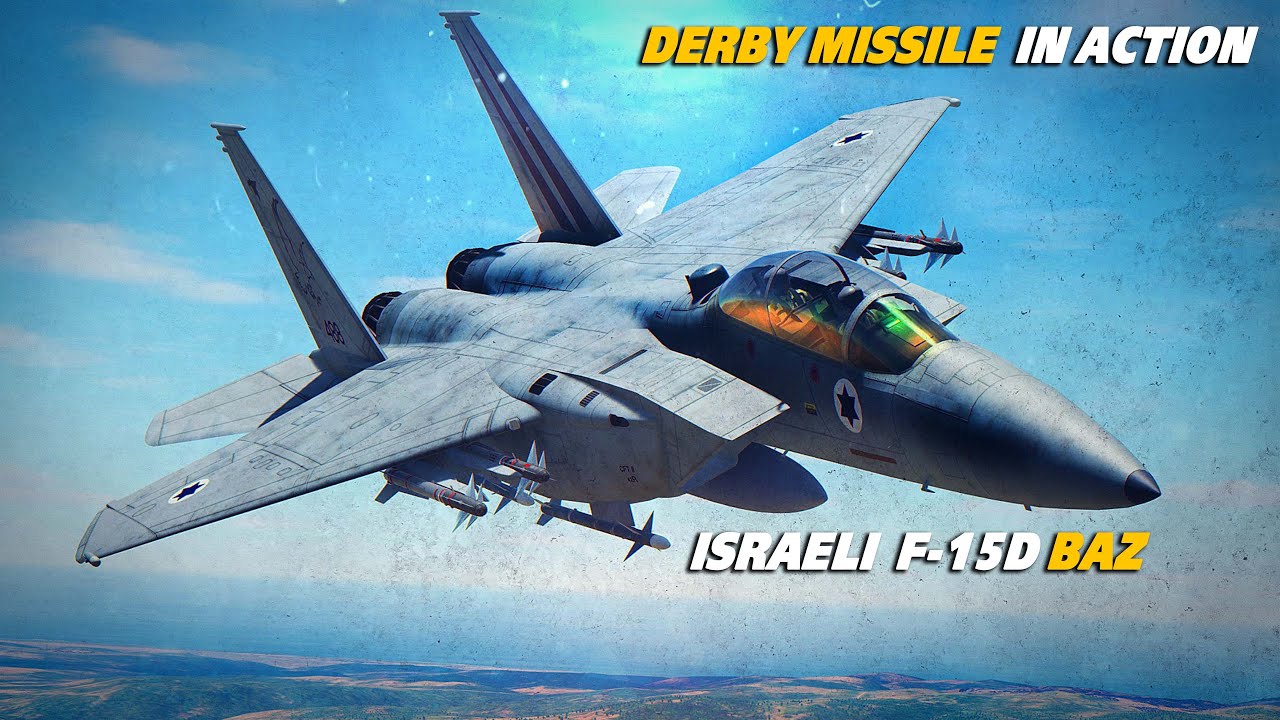 Israeli F15D Baz Vs Russian Su-35 Flanker-E | Derby Missile In Action ...