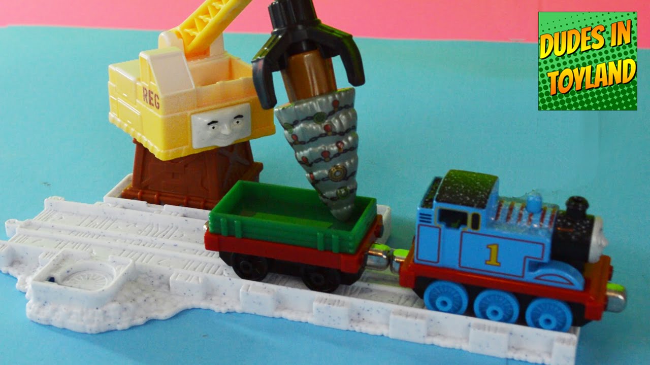 Thomas and Friends Reg's Christmas Surprise Take n Play toys - YouTube