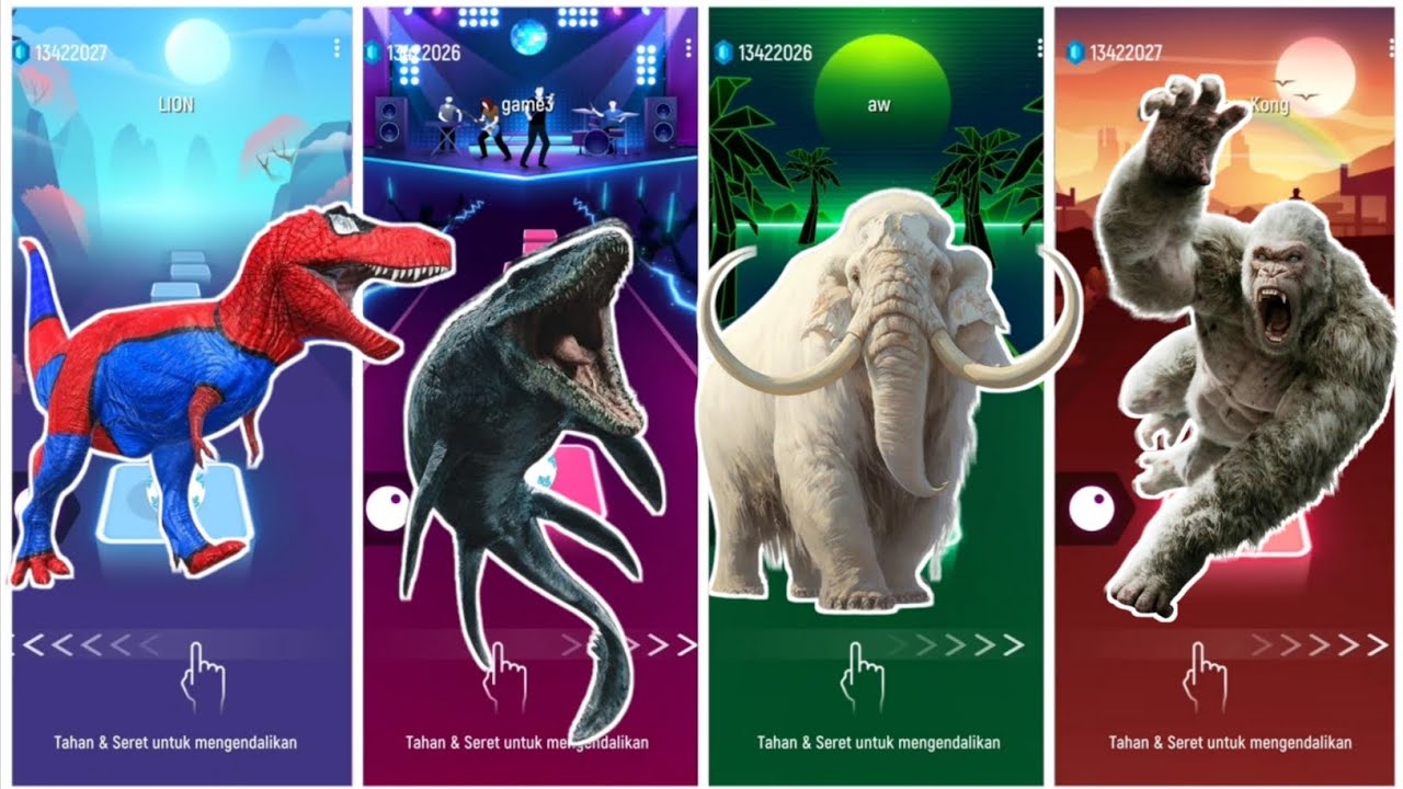 🦖 jurassic world spider-man vs mosasaurus vs the mammoth vs kingkong ...
