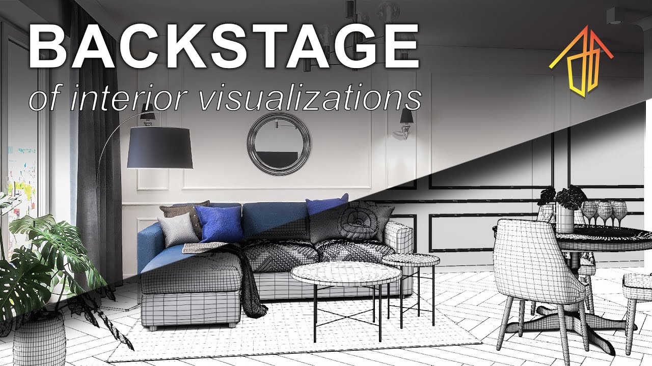 Backstage of interior visualization. - YouTube