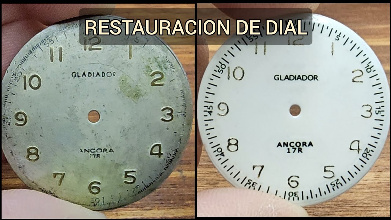 Como Restaurar Dial Reloj Con Papel Decal - How to print a custom watch ...