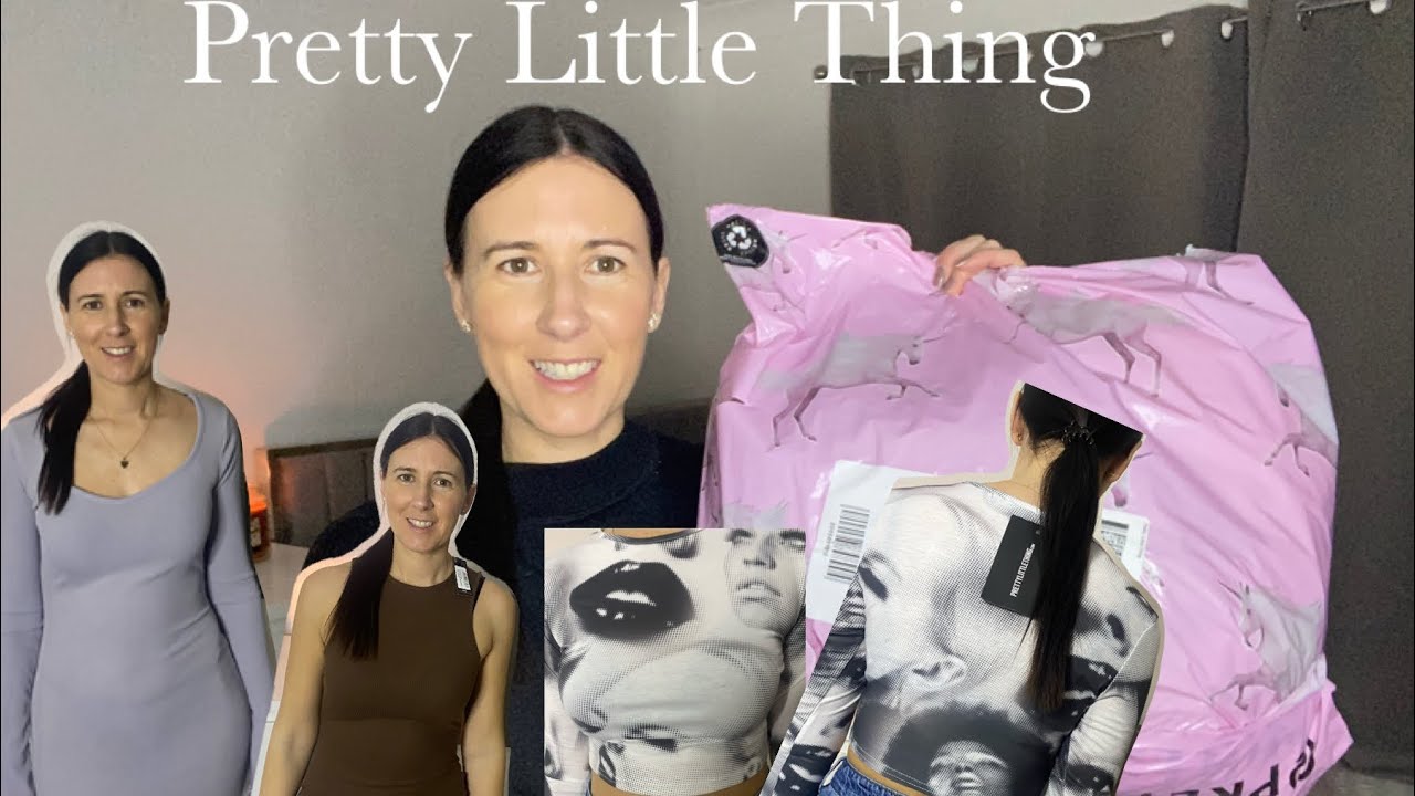 Pretty little thing try on haul / £10 and under - YouTube