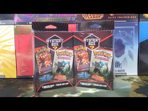 Opening Pokémon Trading Card Games Mystery Hanger Box 3 x 2 *Pull ...