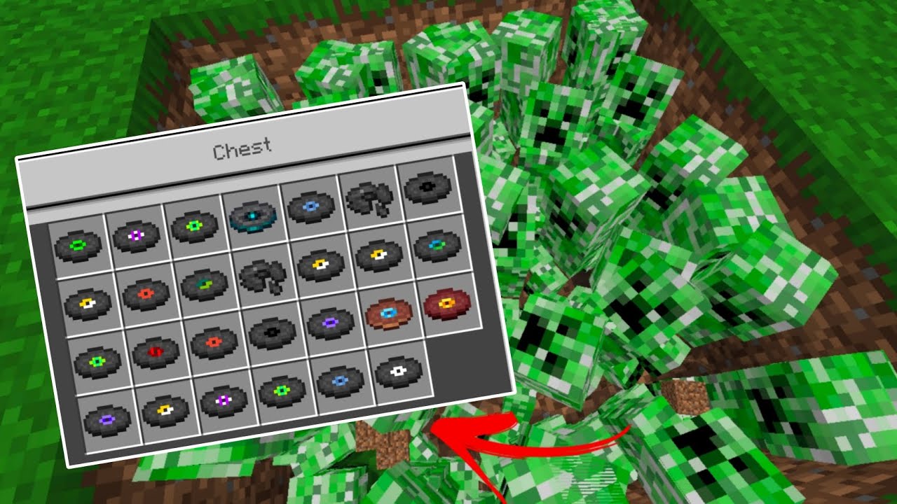 CD Player Tutorial | How to get CD player from Creeper | MINECRAFT ...