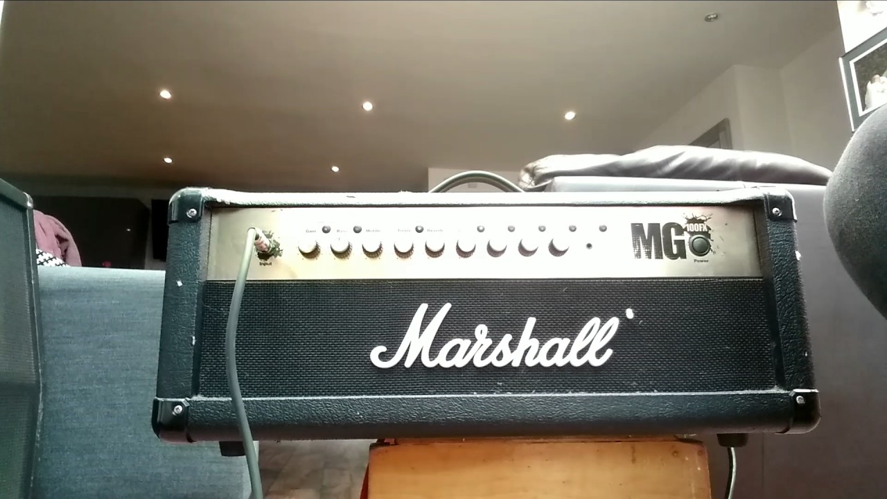 Marshall MG100FX Amp Demo - YouTube