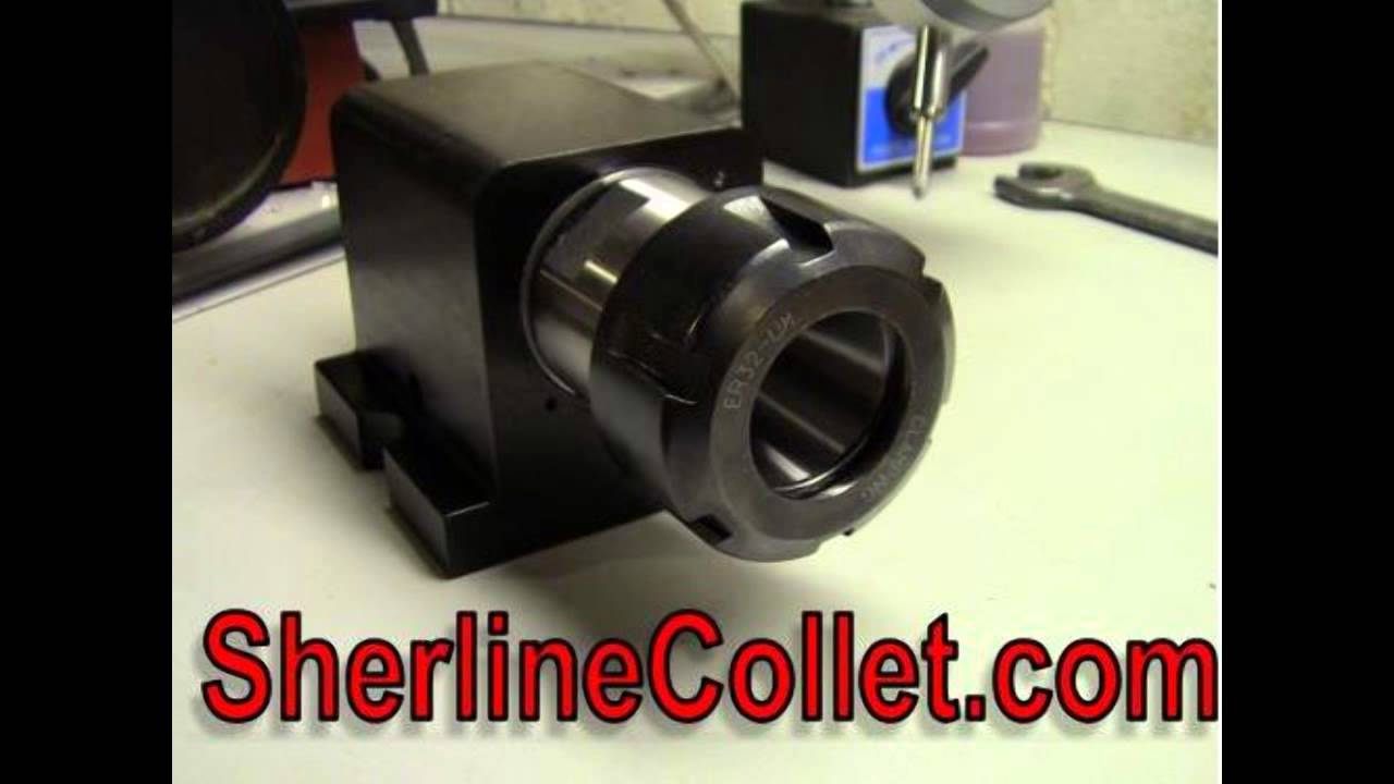 Sherline Collet Headstocks for ER Collets Check Us Out (way better than WW collets) - YouTube