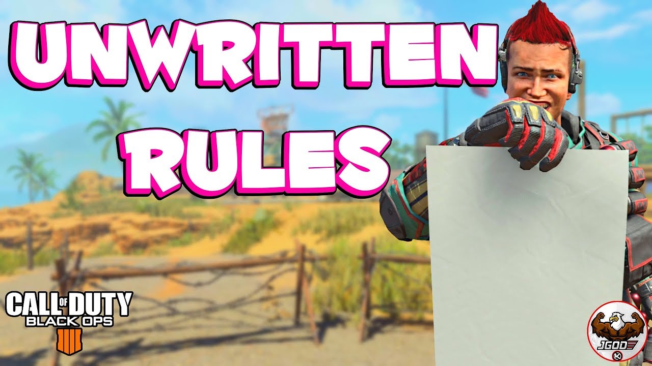 Top 10 Unwritten Rules of CoD BO4 - YouTube