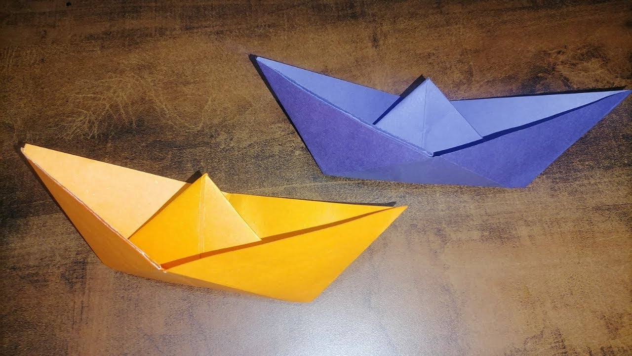 How to make ship with paper। Paper crafting। Making ship with paper # ...