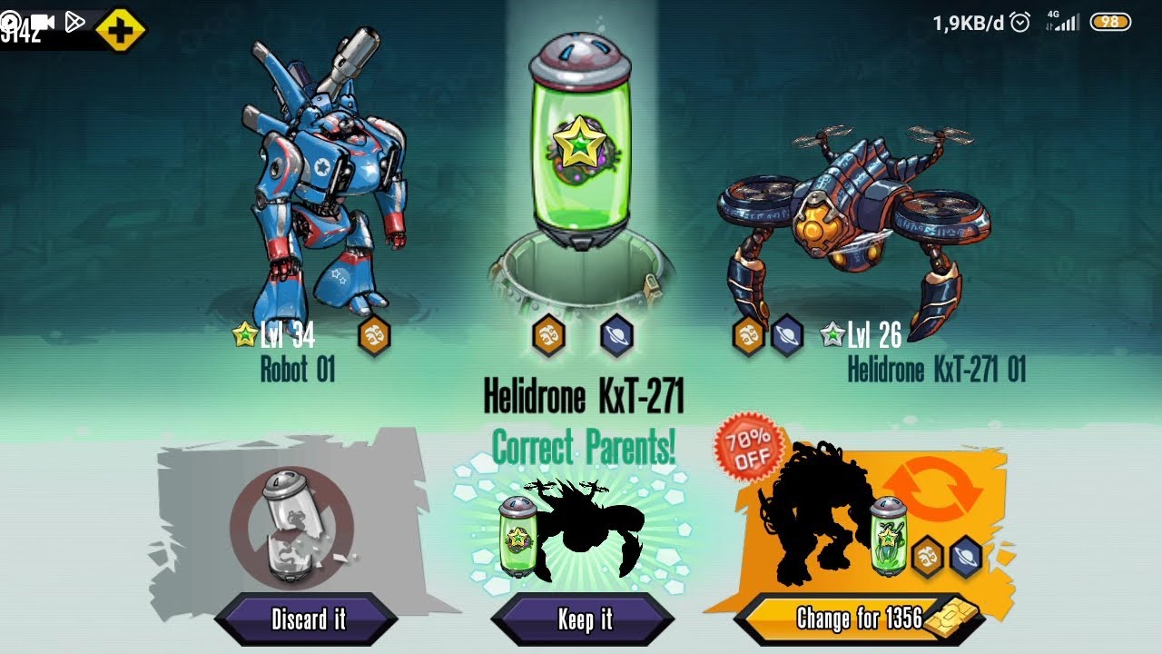 Correct Parents Helidrone KxT-271 [ Breeding Gold Mutant ] - Mutant ...