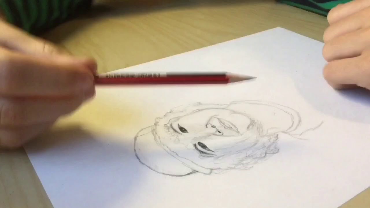 Drawing Dustin from Stranger Things- Speed drawing - YouTube