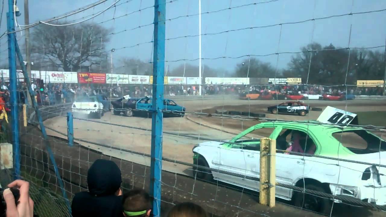 Day at the stock car races - YouTube