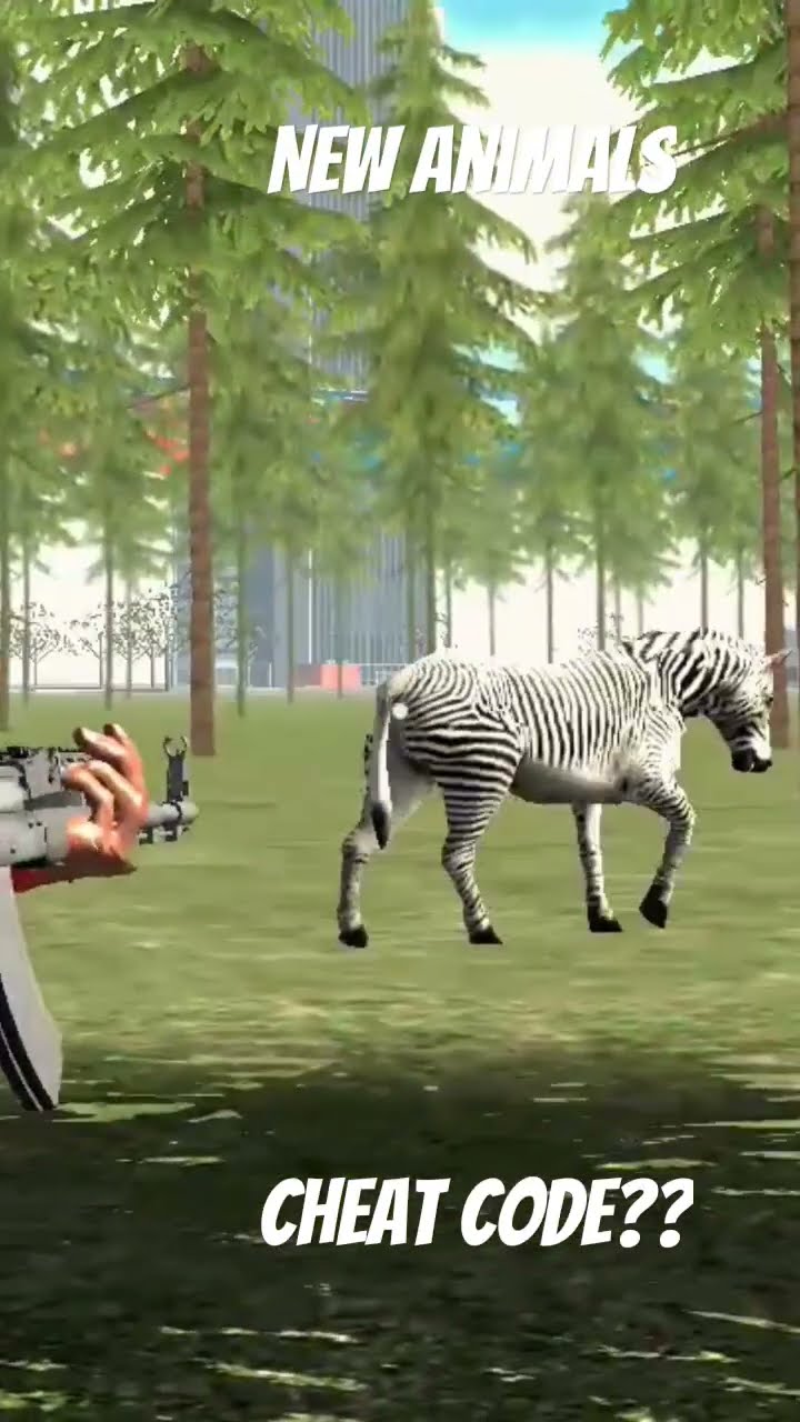 New update mein aane wale animals ke cheat code video - YouTube