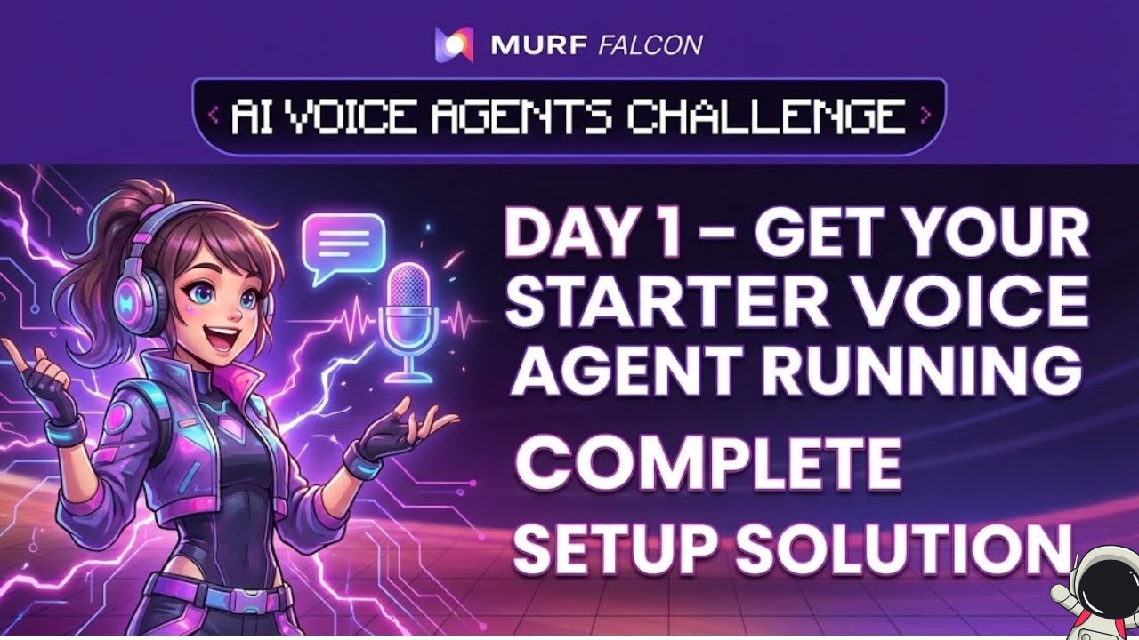 Day 1 – Get Your Starter Voice Agent Running Solution | AI Voice Agents ...