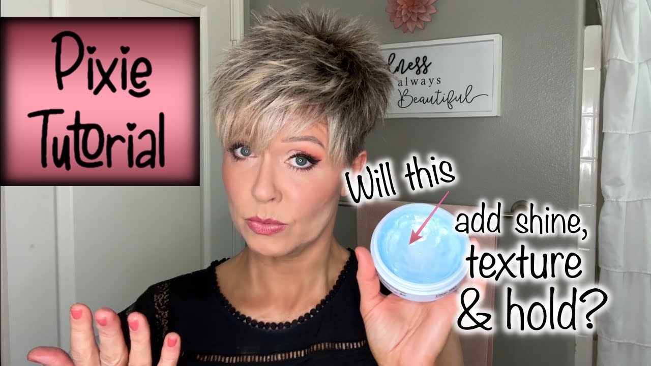 Pixie Styling Tutorial | Using A NEW Hair Wax - YouTube