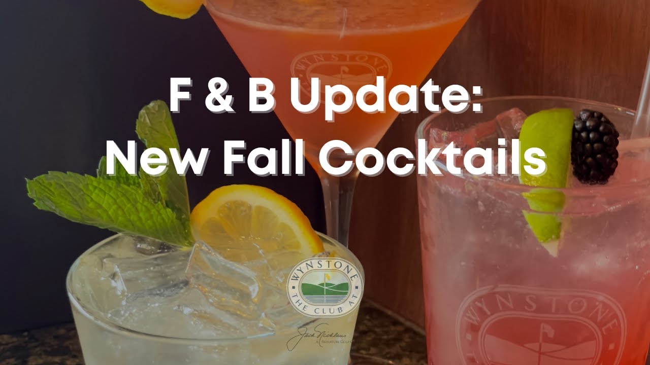 Clubhouse Update: New Fall Cocktail Menu - YouTube