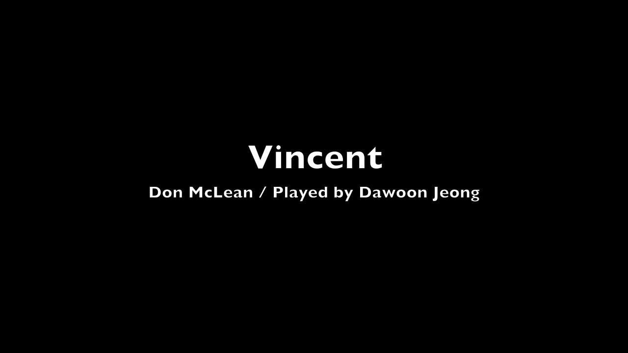 Vincent - Don McLean / Classical guitar - YouTube