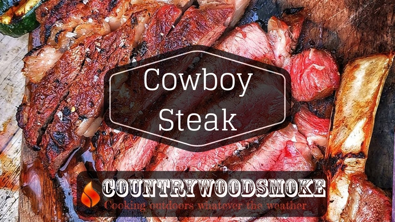 BBQ Cowboy Steak - YouTube