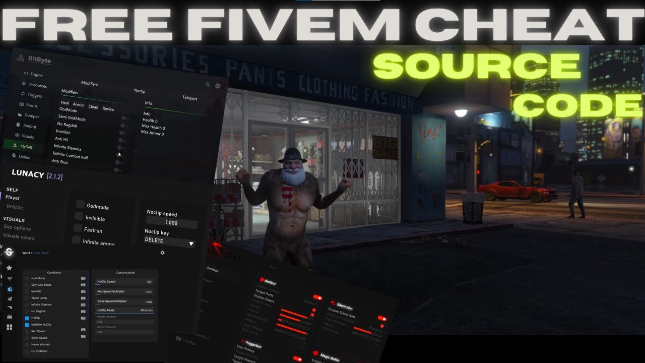 Free FiveM Cheat Source Code | Discord - YouTube