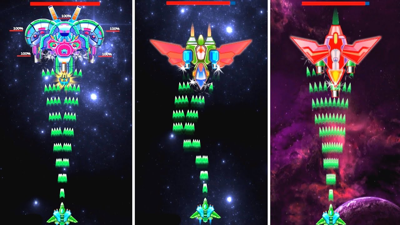Galaxy Attack: Alien Shooter - Boss Fights - YouTube