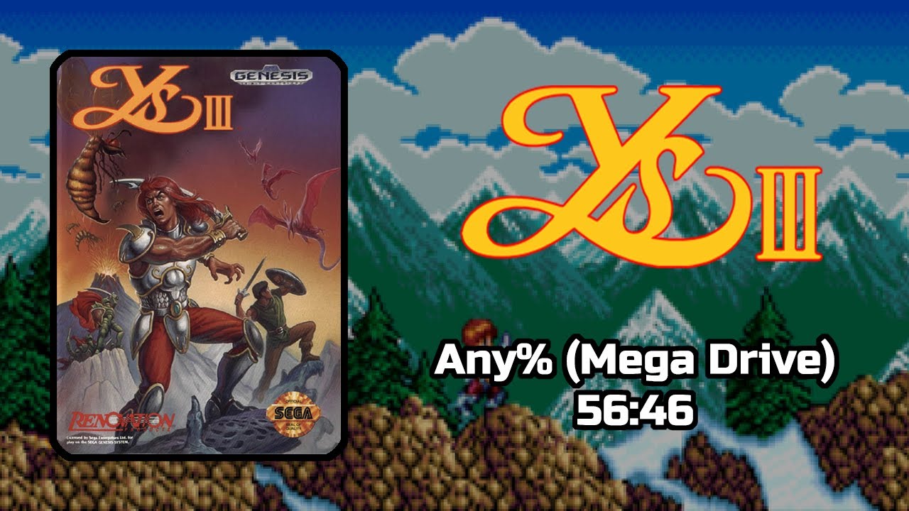 Ys III: Wanderers from Ys (Mega Drive/Genesis): Any% PB: 56:46 - YouTube
